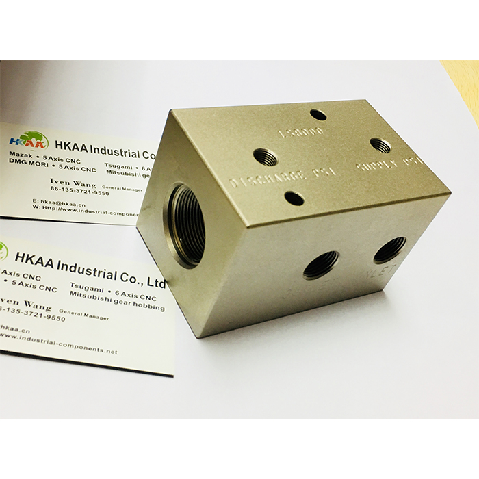Hydraulic Manifold Block | Custom CNC Machined Hydraulic Components – HKAA