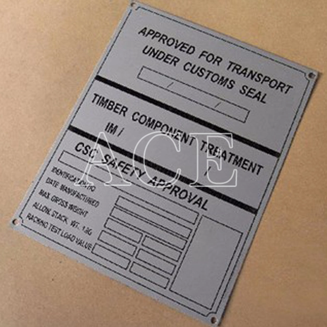 Stainless Steel Shipping Container CSC Plate,Container CSC Plate ...