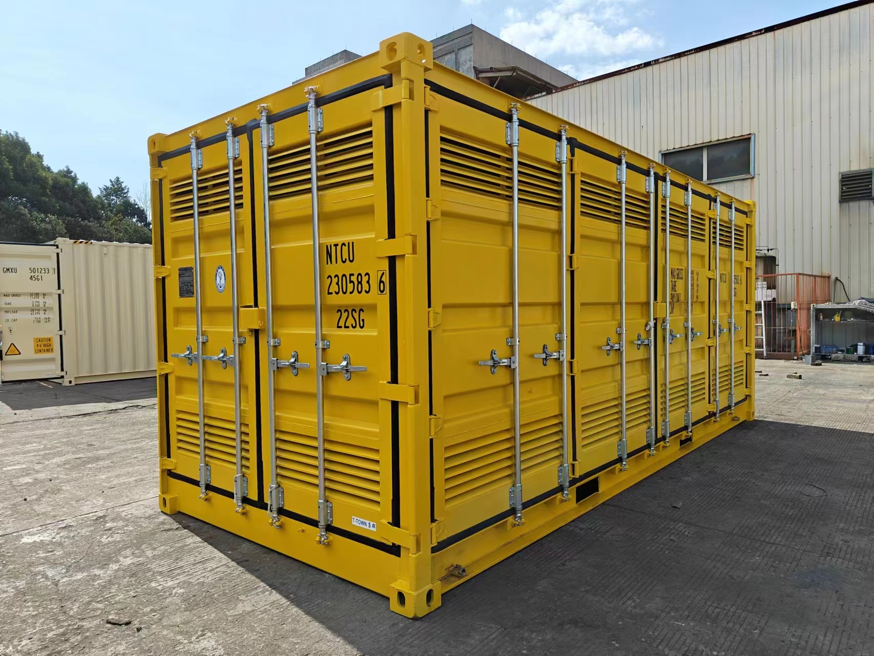 20ft Dangerous Goods Side Door Opening Shipping Container