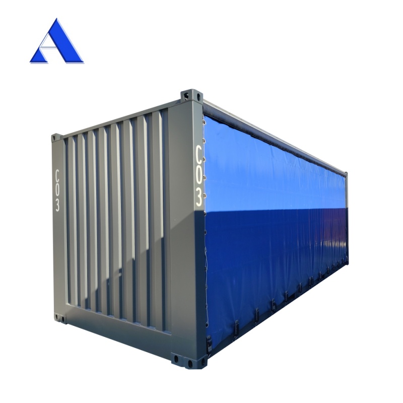 26ft New Double Curtain Design PVC Tarpaulin Over-wide Open Side ...