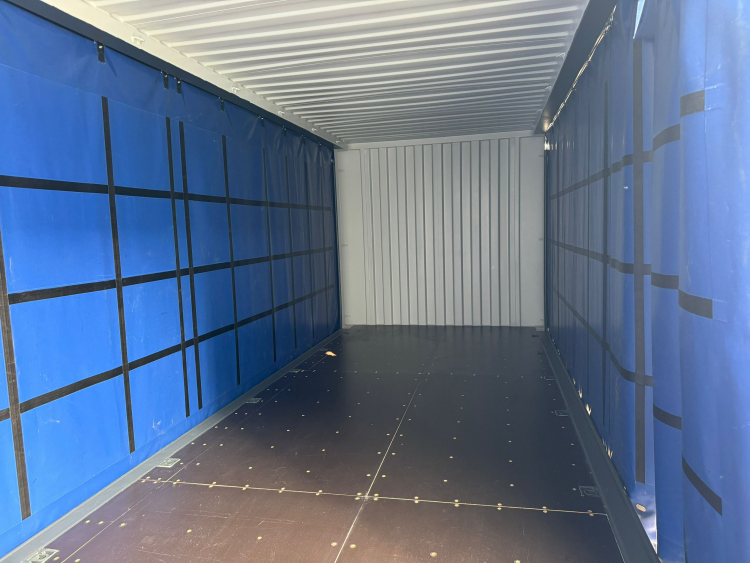 26ft New Double Curtain Design PVC Tarpaulin Over-wide Open Side ...