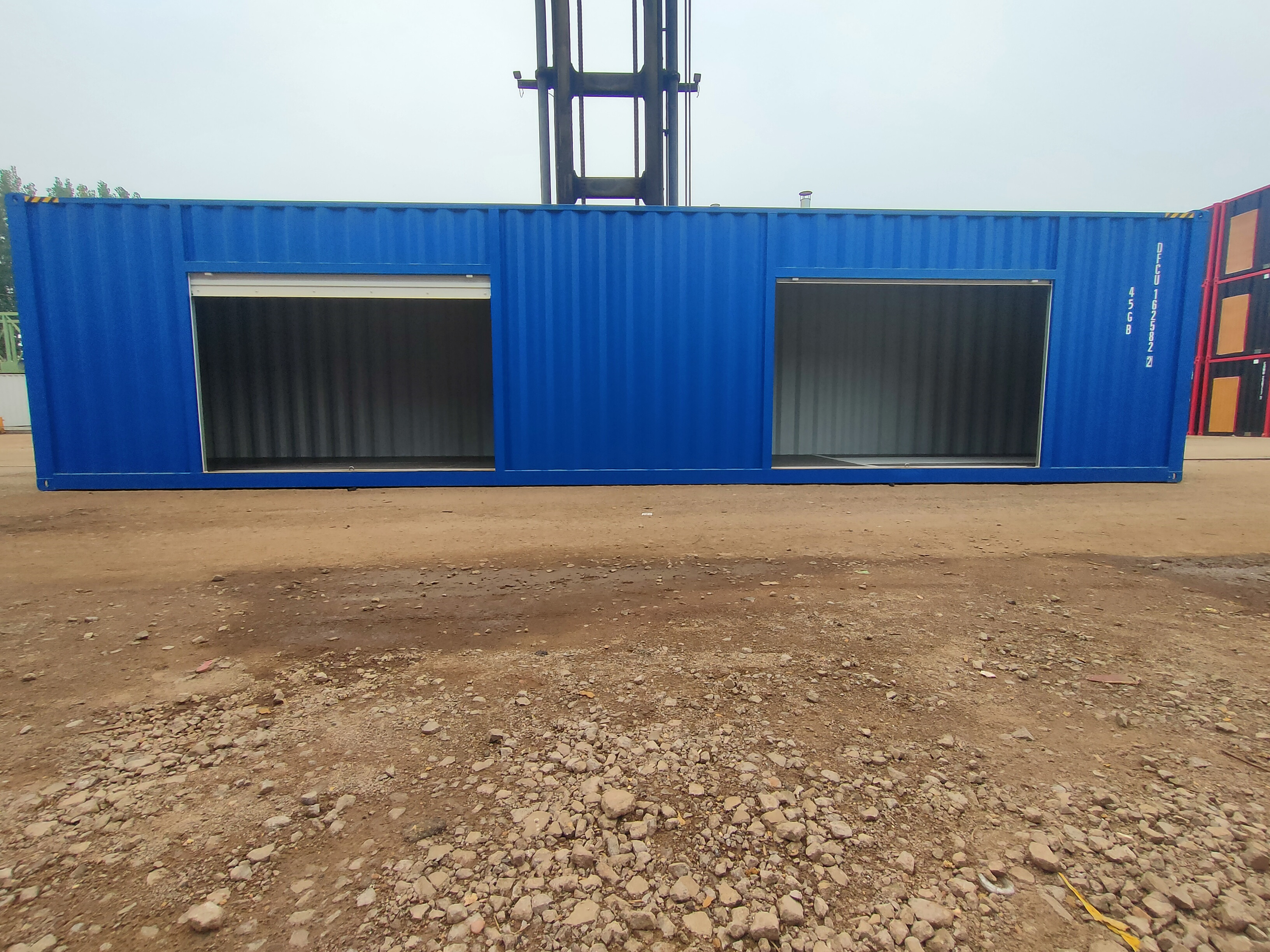 40ft Roller Shutter Rolling Door Storage Roll-on Container 40 Feet ...