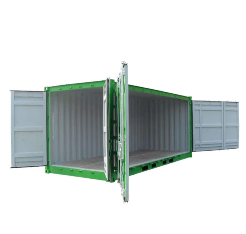 CSC Certified High Quality 20ft Corten Steel Open Side Dry Cargo ...