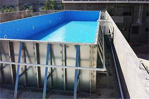 A New Type of Pool-Steel Swimming Pools
