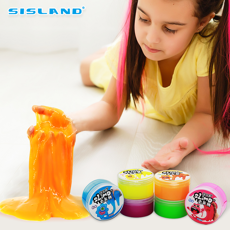 SISLAND Clear Putty Slime Stress Toy – Crystal Clear Glass Slime for ...