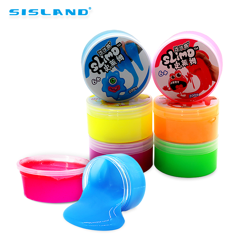 SISLAND Clear Putty Slime Stress Toy – Crystal Clear Glass Slime for ...