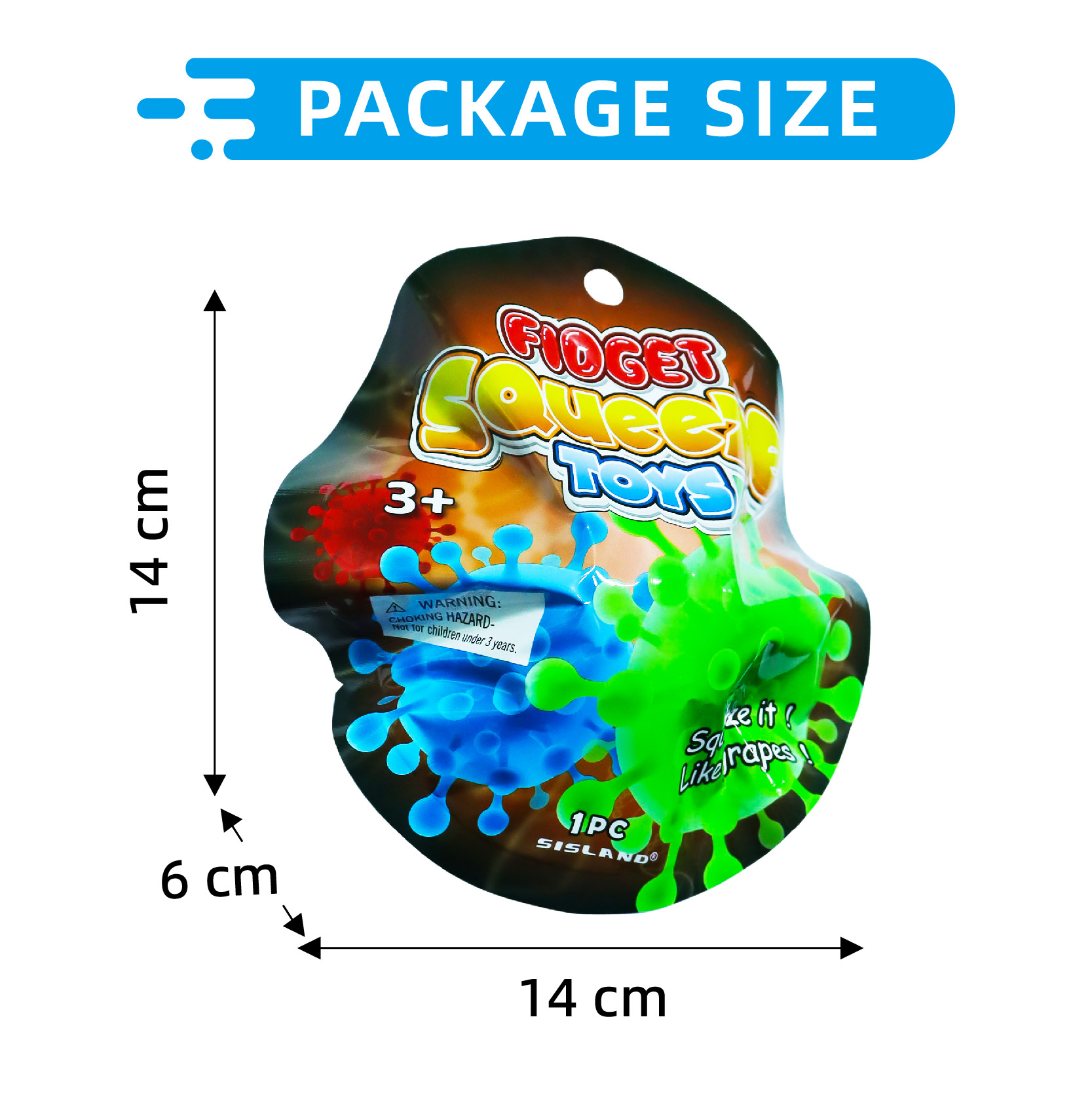 SISLAND Bouncy Slime Stress Ball for Fun Stress Relief | SISLAND