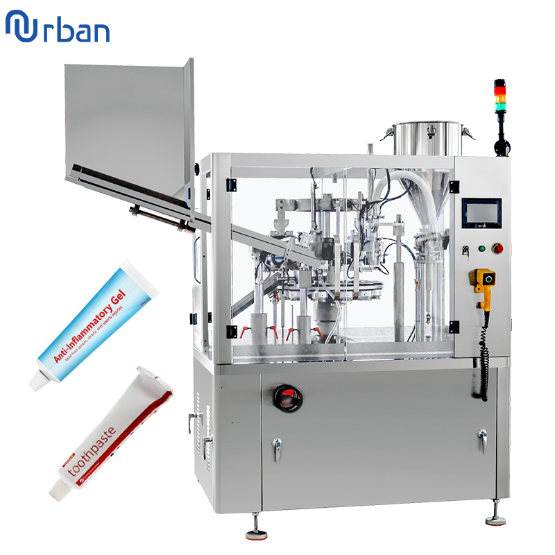 Easy to Opera Automatic Toothpaste Tube Packing Machine Toothpaste ...