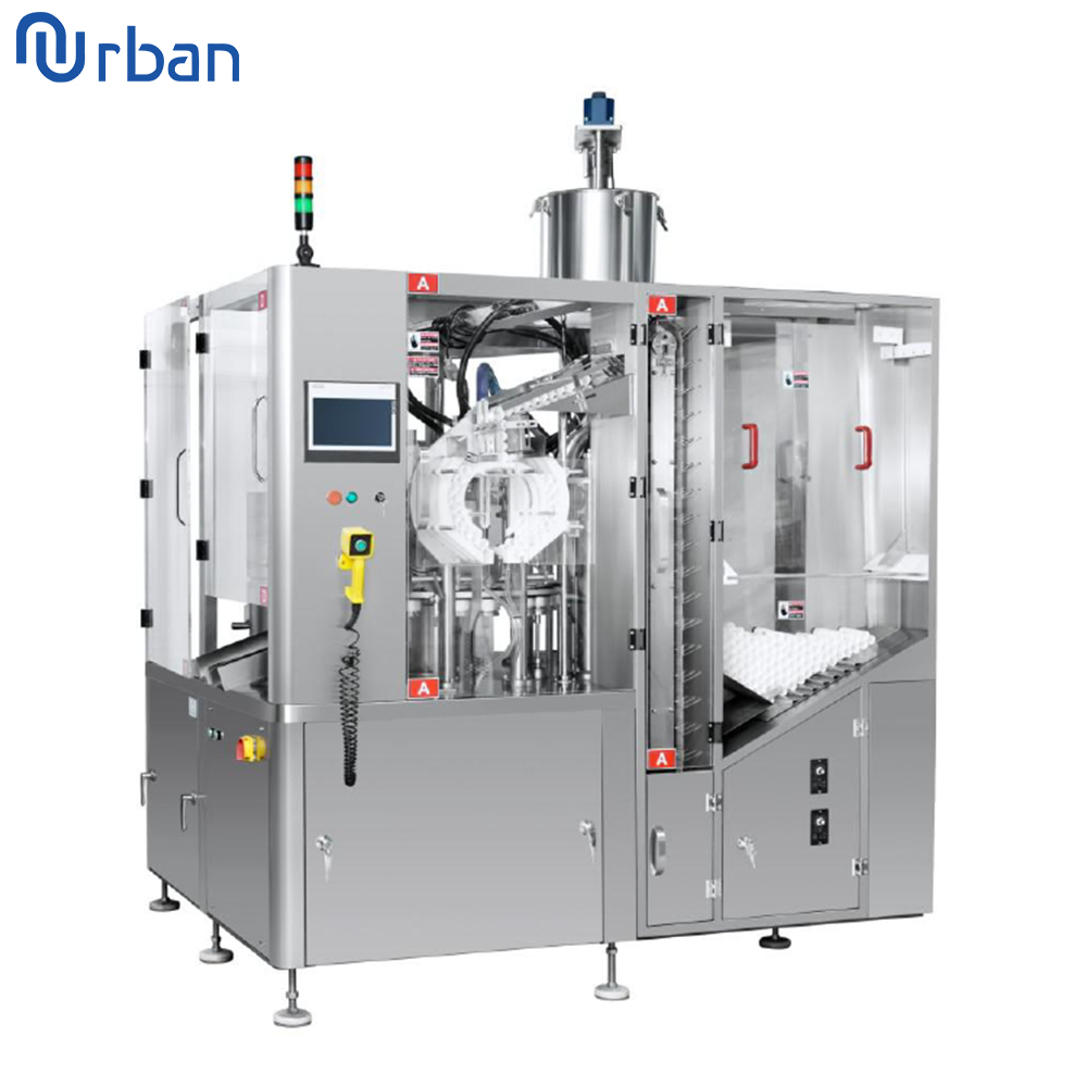 High Speed Double Heads Tube Filler and Sealer Machine - Urban Machinery