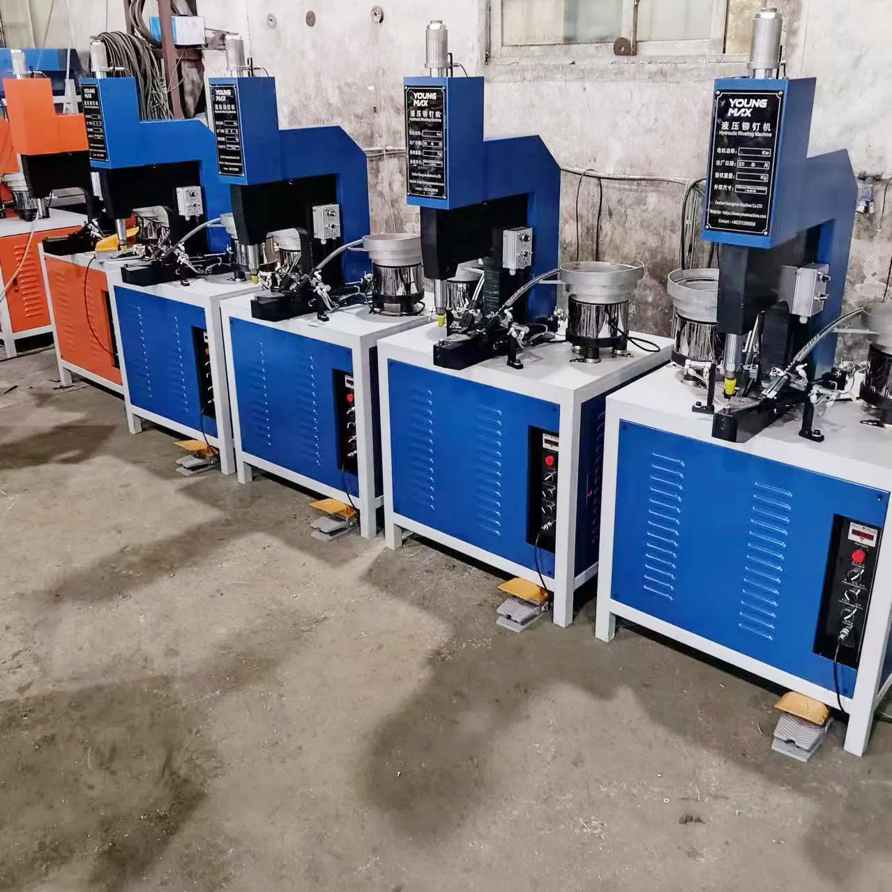 Youngmax Cooking Pot Riveting Machine Frying Pan Handle Electrical ...