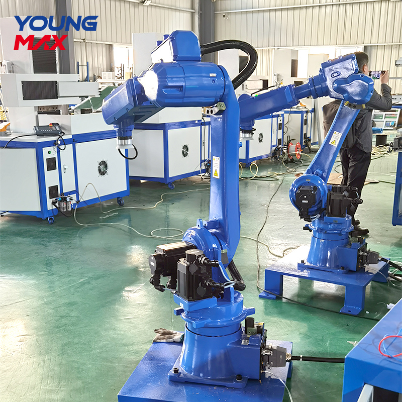 6-axis Robot to Assist the Cookware Polishing Machine