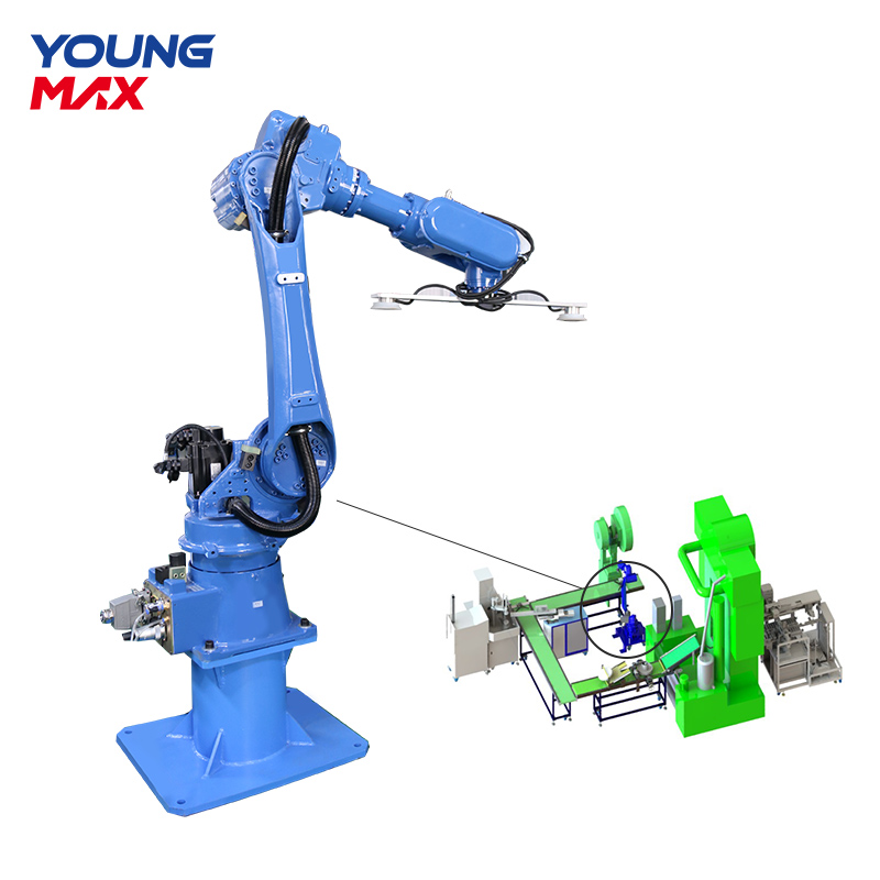 Six Axis Robotic Arm For Cookware Production Line Automation Youngmax