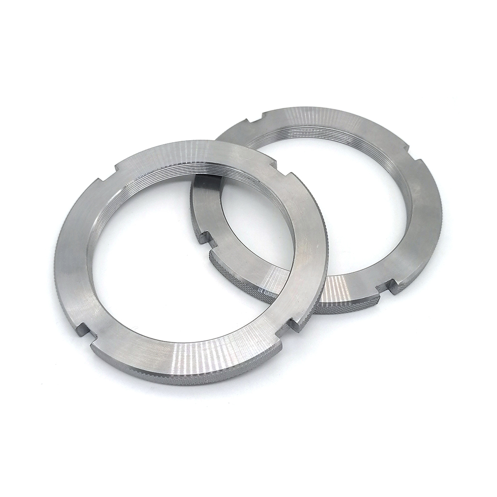 Custom Car Fastener Round Slotted Nut SS304 Bearing Lock Nut Slotted ...