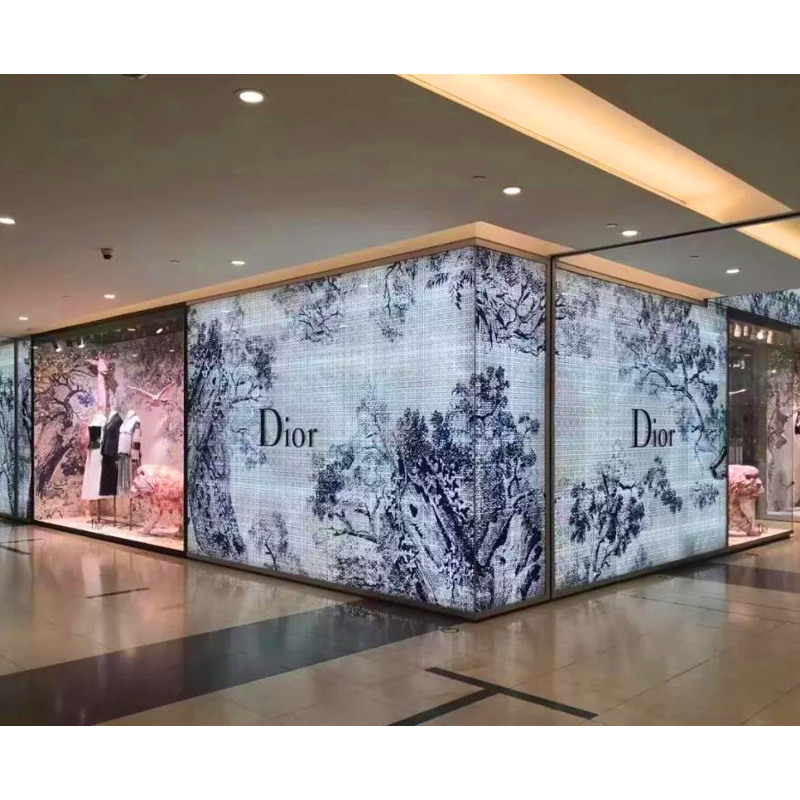 Transparent LED Screen 1000*1000mm Giant LED Display Wall | Lecede