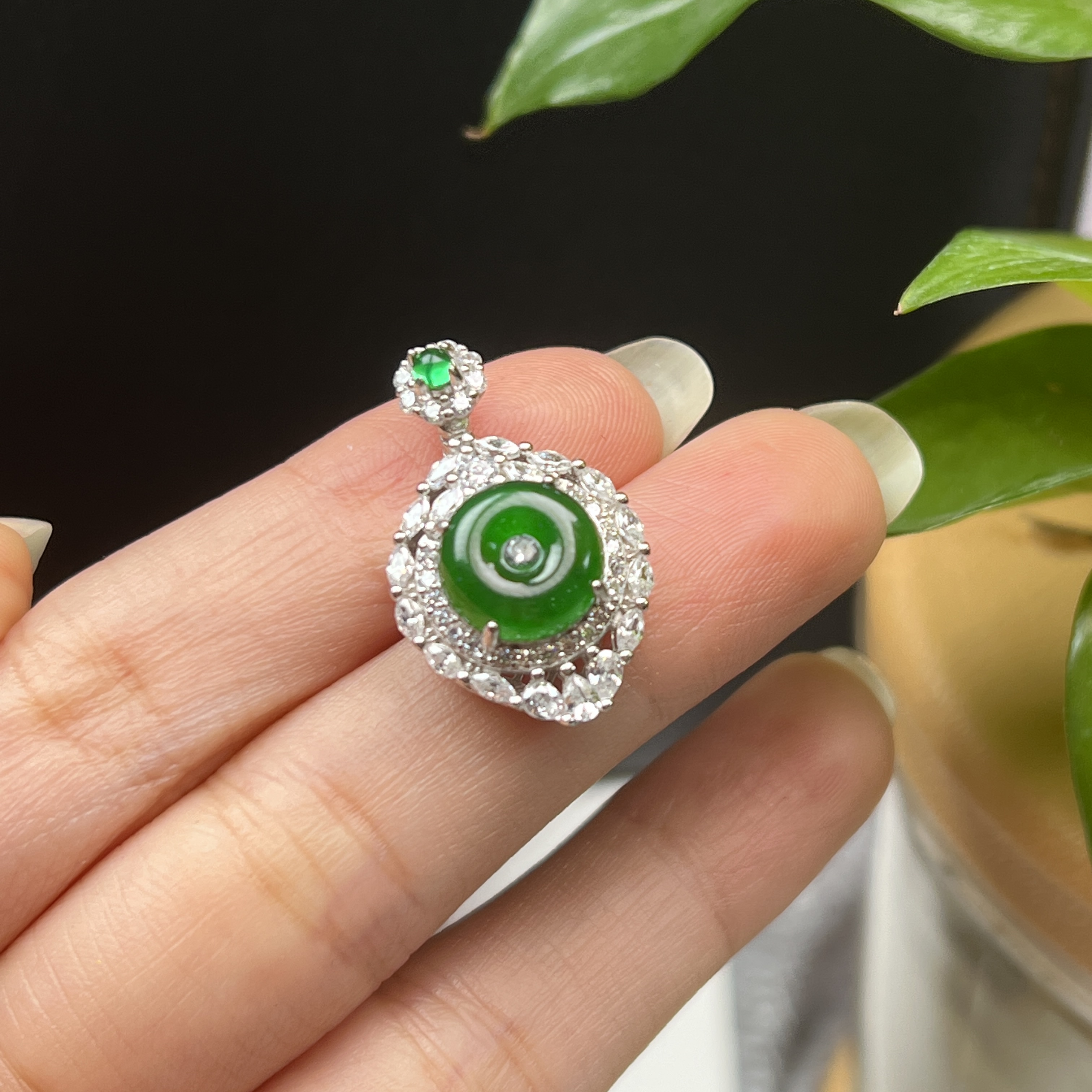 Ancient Jade Coin Pendant - INS STONE