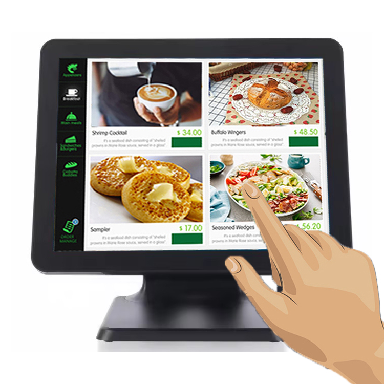 LX1502 All-in-1 Cashier Restaurant Cash Payment Kiosks Register Screen ...