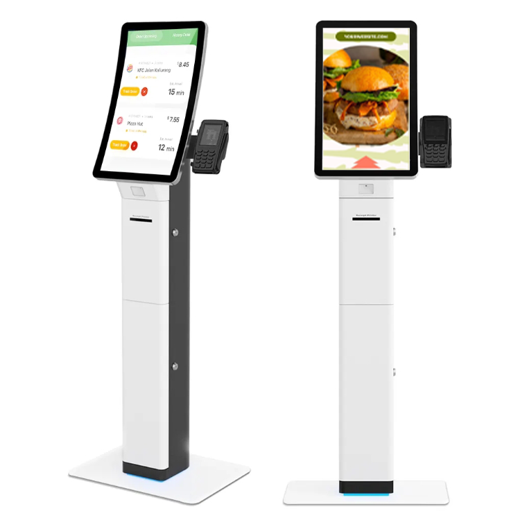 Self Service Queue Ordering Payment Kiosk Terminal with Printer QR ...