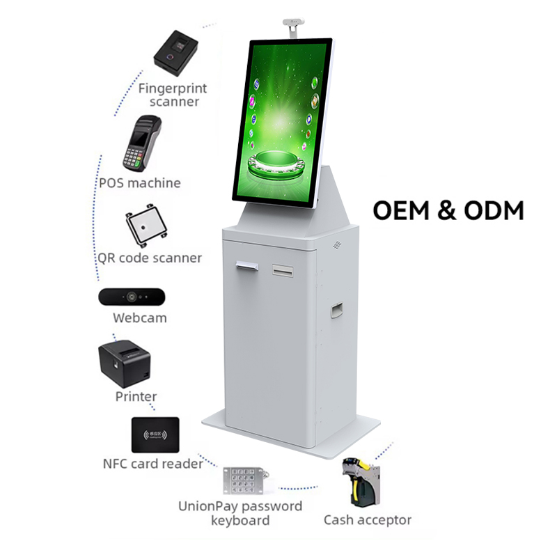 Touch Screen Self Ordering Payment Hotel Check in Kiosk Machine Bill ...