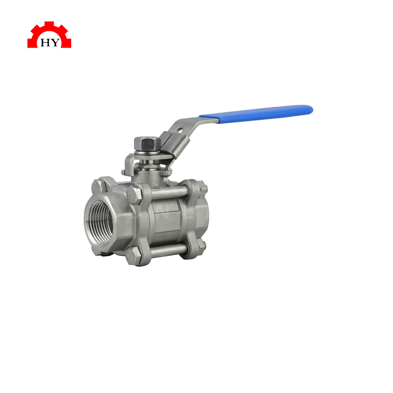 SS 304 316 3pc Ball Valve Stainless Steel Manual Control Ball Valve ...