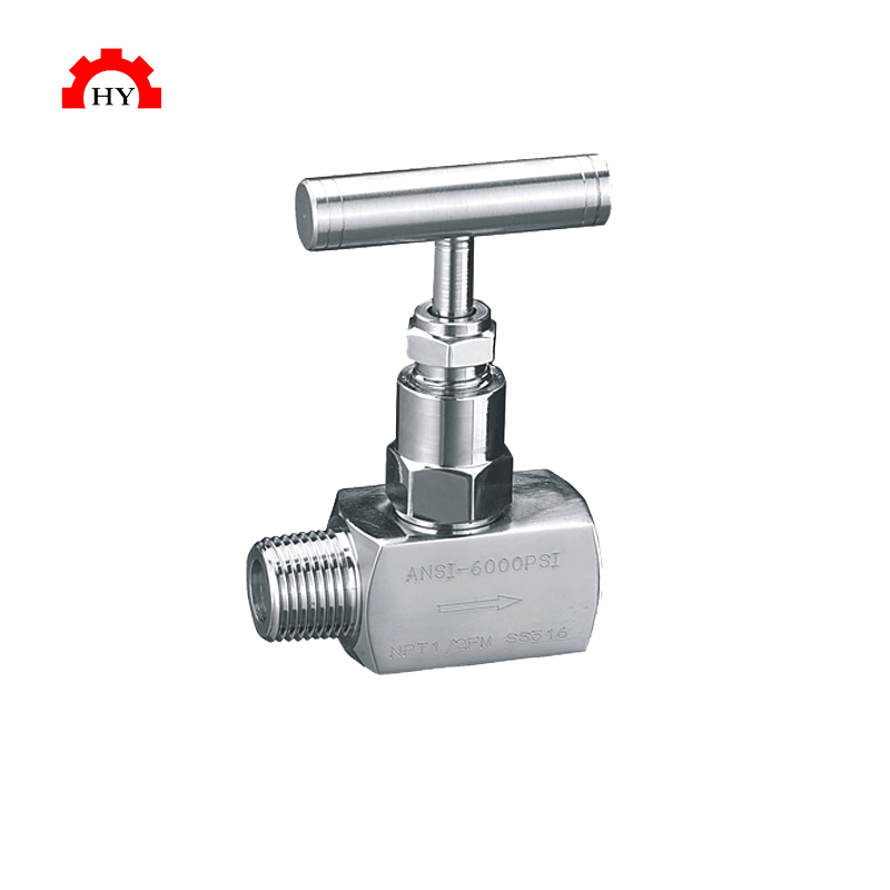 Stainless Steel SS316 SS304 High Pressure Needle Valve 1/2 Inch NPT Male Female Connection ...