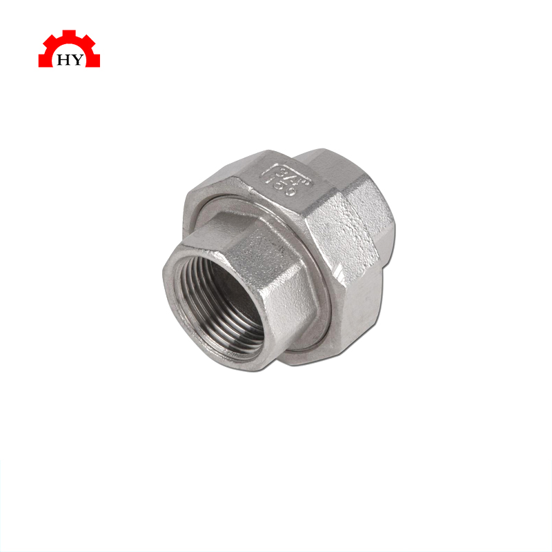 Class150 Hydraulic Union Fitting Stainless Steel 304 316 Pipe Fitting Female NPT Threaded Flat ...