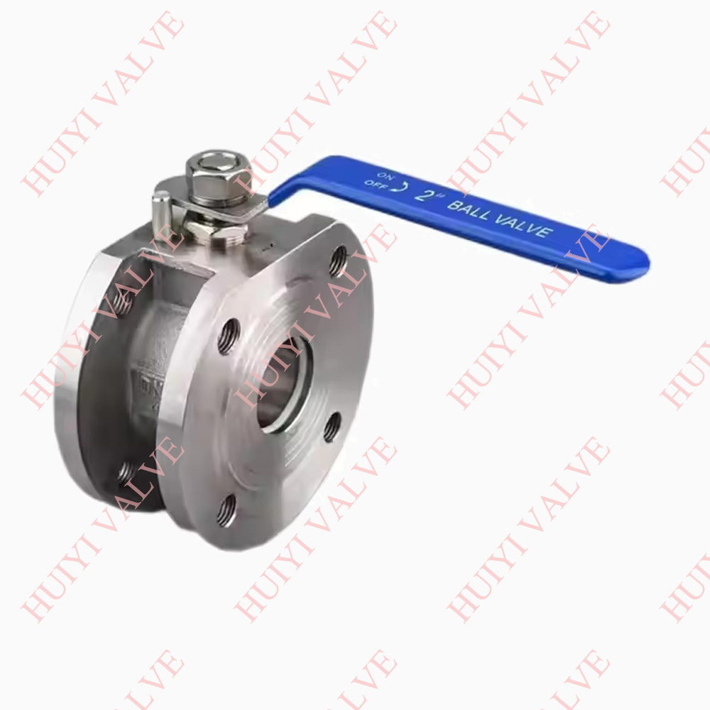Stainless Steel 304 316 CF8 CF8M Wafer Type 150 LB PN16 Flange Ball ...