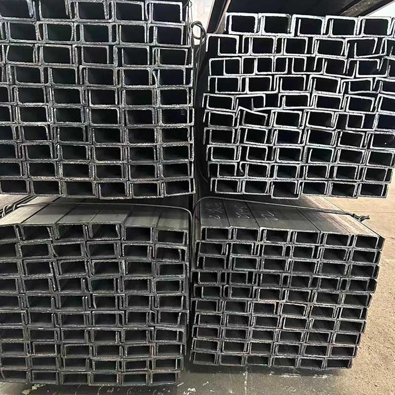 Canal en U de acero al carbono 150x75x5,5 mm 12 kg de acero de canal en U negro para estructura ...