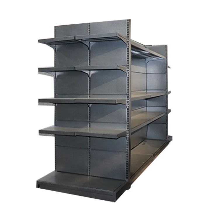 High Quality Metal Retail Store Gondola Shelving Supermarket Display ...