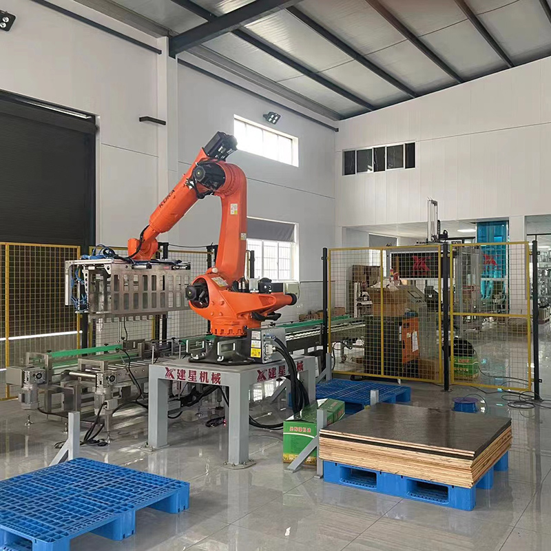 Fully Automatic Palletizer Machine Intelligent Industrial Robotic ...