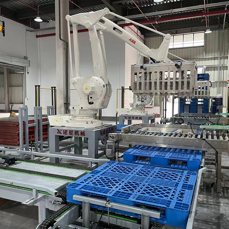 Fully Automatic Palletizer Machine Intelligent Industrial Robotic ...