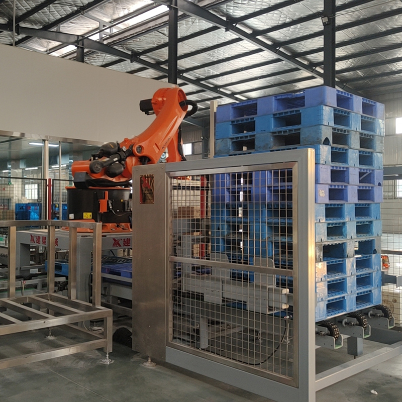 Fully Automatic Palletizer Machine Intelligent Industrial Robotic ...