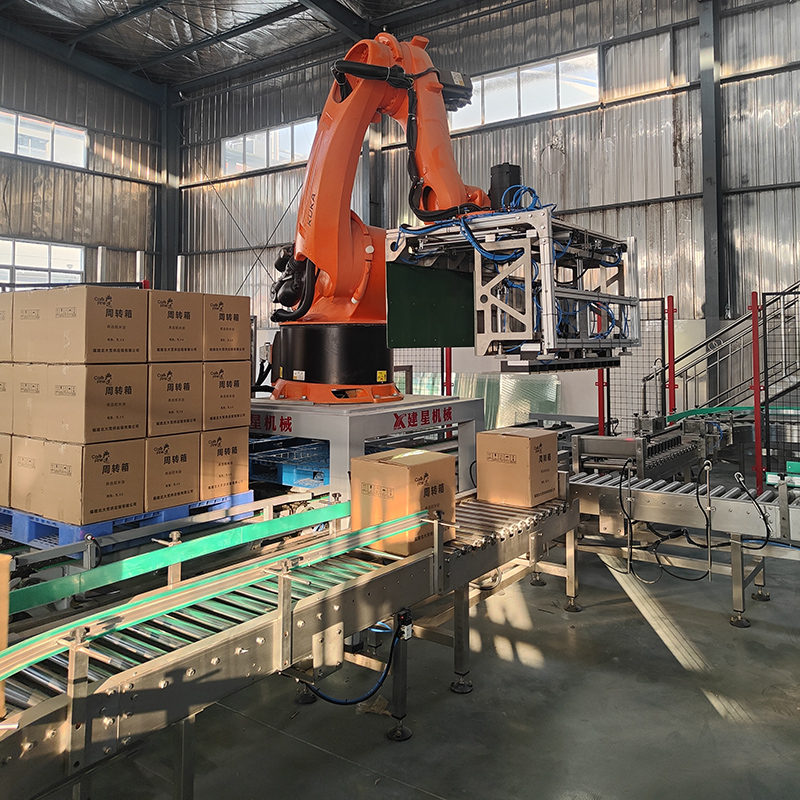 Fully Automatic Palletizer Machine Intelligent Industrial Robotic ...