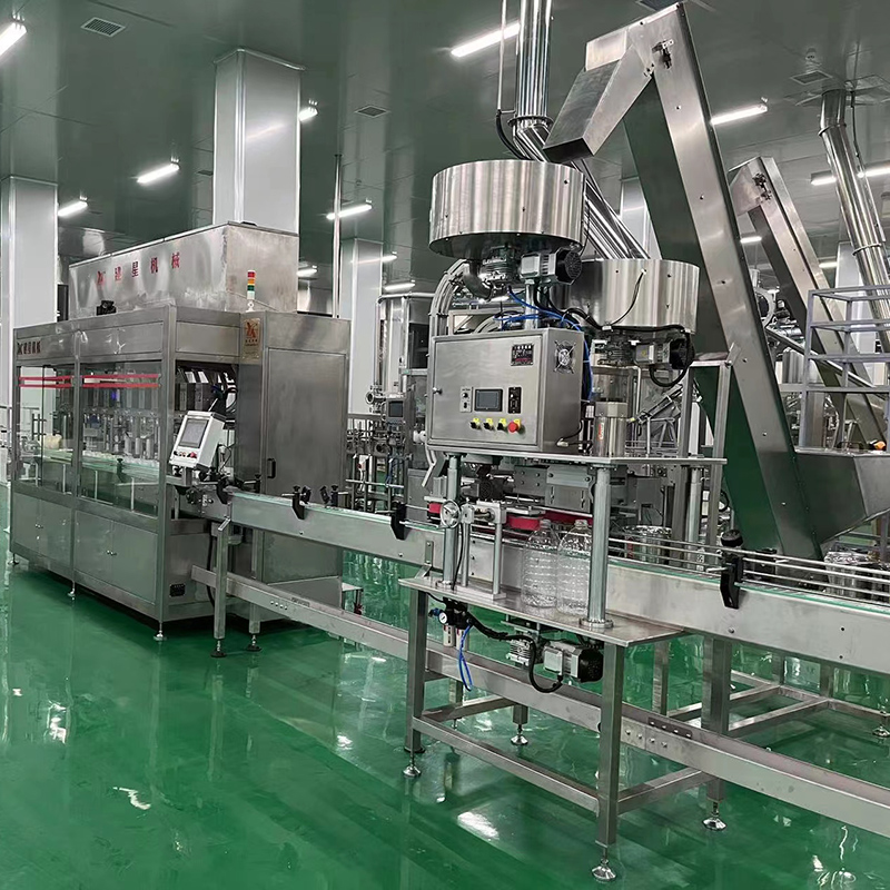 Automatic Bottle Capping Machine Pressing Capper with Cap Feeding ...