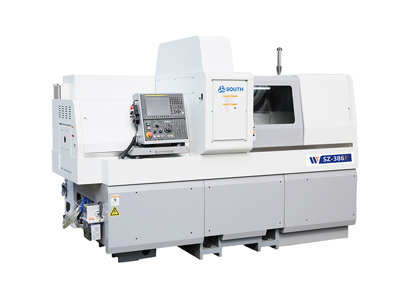 6-Axis Swiss CNC Machine, Swiss Turning Lathe SZ-386F | SOUTH