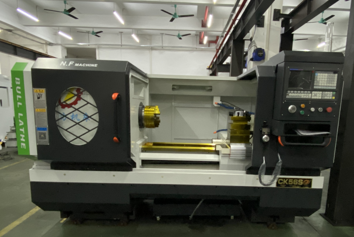 Numerically-controlled Frame Heavy Duty CNC Lathe CK56S - SOUTH Lathe