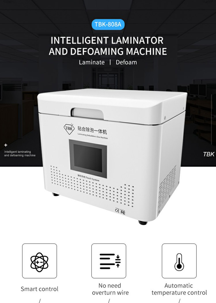 TBK-808A | All-in-One OCA Machine with Built-in Pump & Compressor