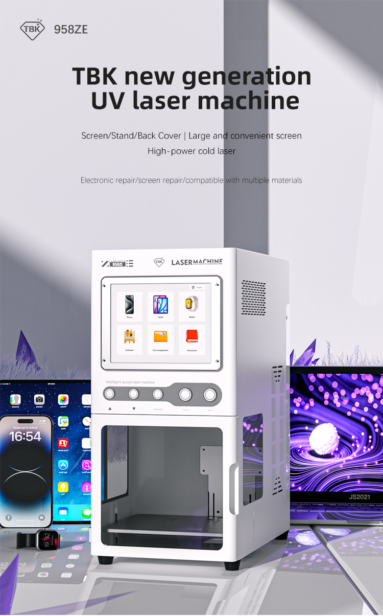 Efficient and Safe iPhone Back Glass Laser Removal Machine — TBK ...