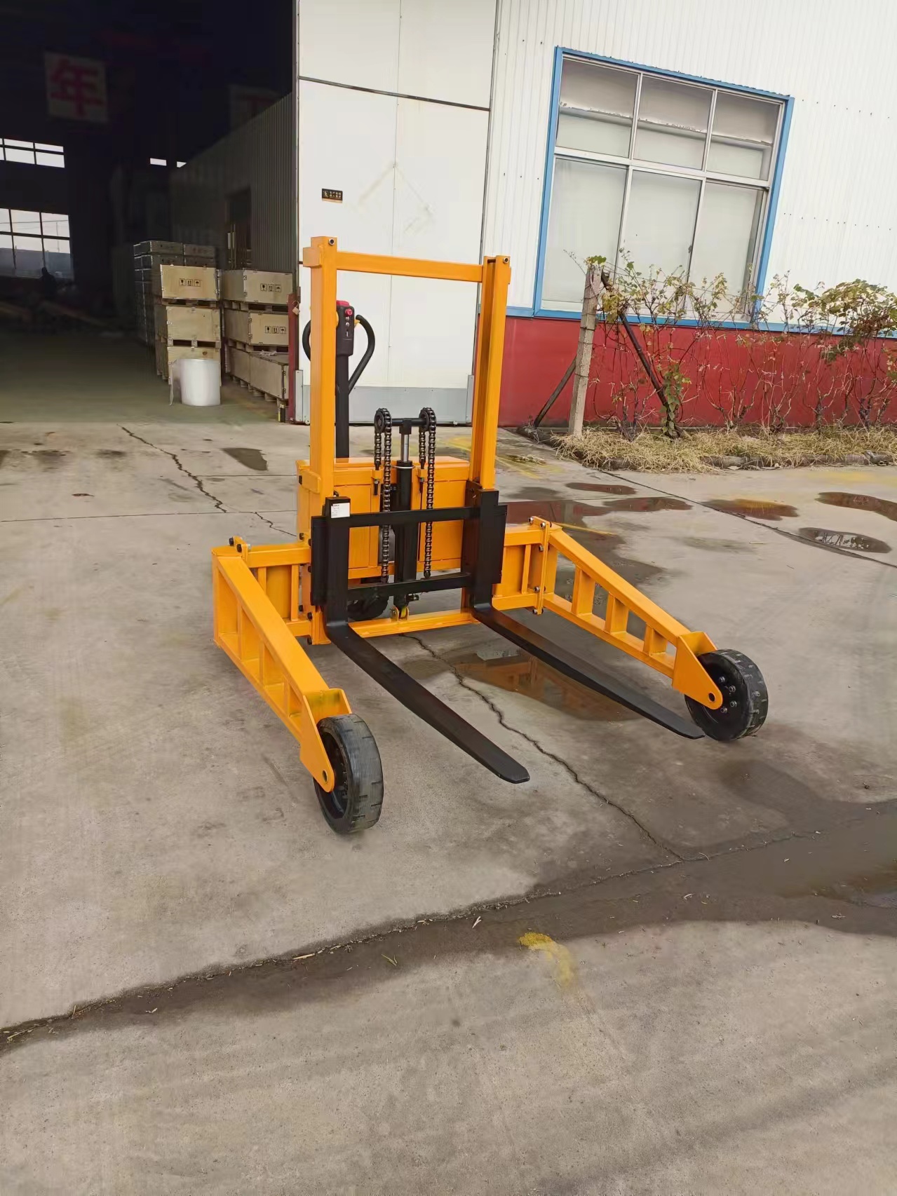 VLIFT 1 Ton Lifting Height 1500mm Rough Terrain Manual Stacker - VLIFT