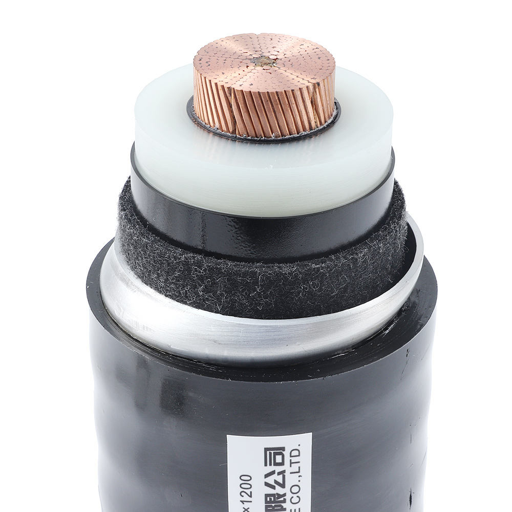 50-66kV Copper conductor XLPE Insulation Corrugated Aluminum Sheath PVC ...