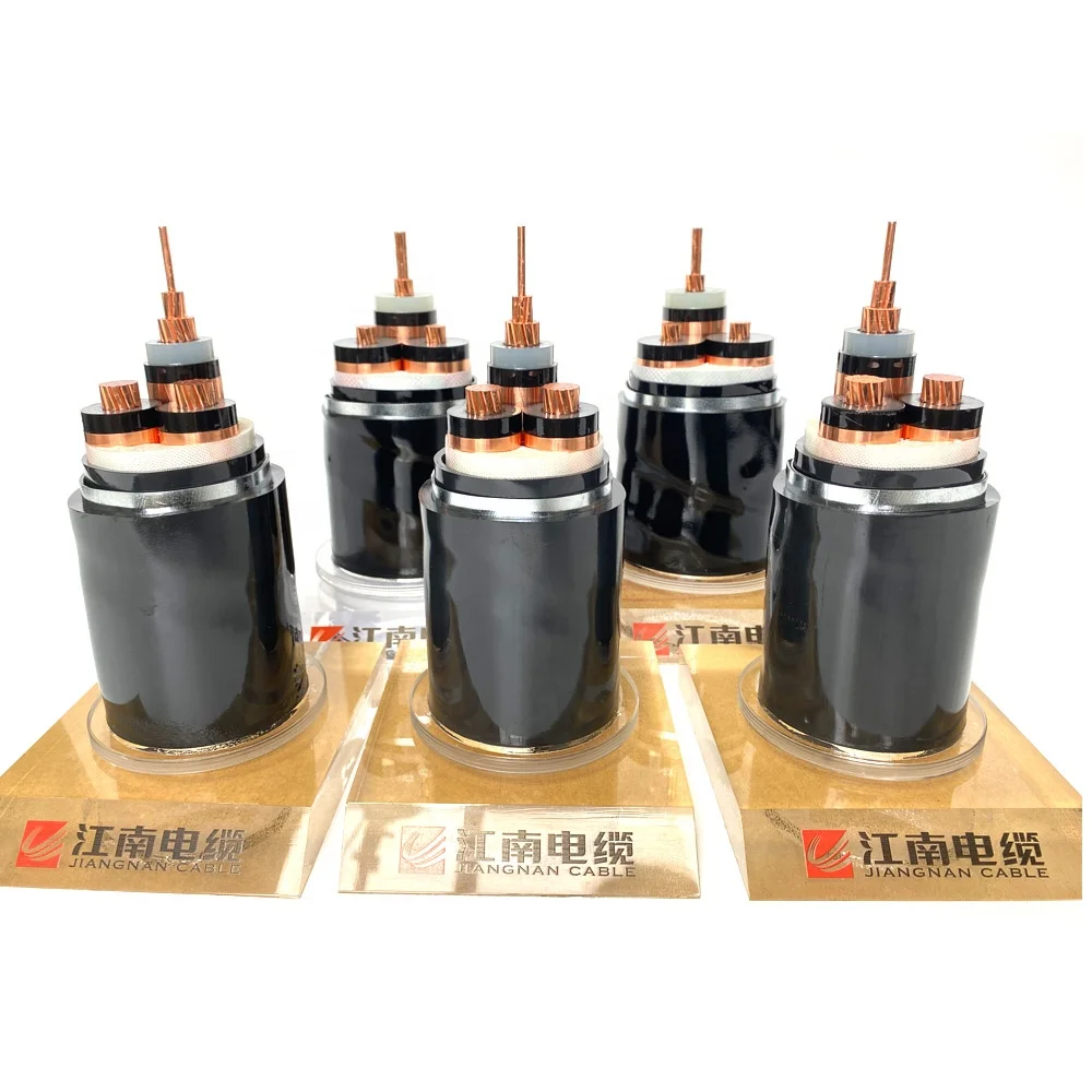 22 Kv 33kv Copper Cable Or Aluminum Conductor Cable Three Phase Medium ...