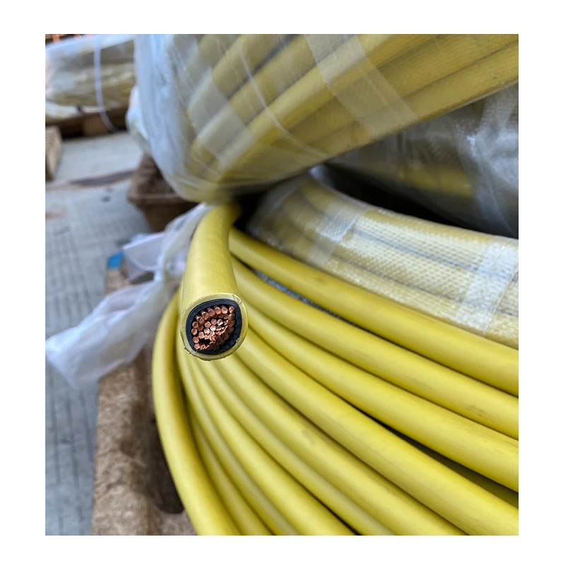 Green Yellow Ground Wire Pure Copper Stranded 95 Mm2 One Core Earthing Wire