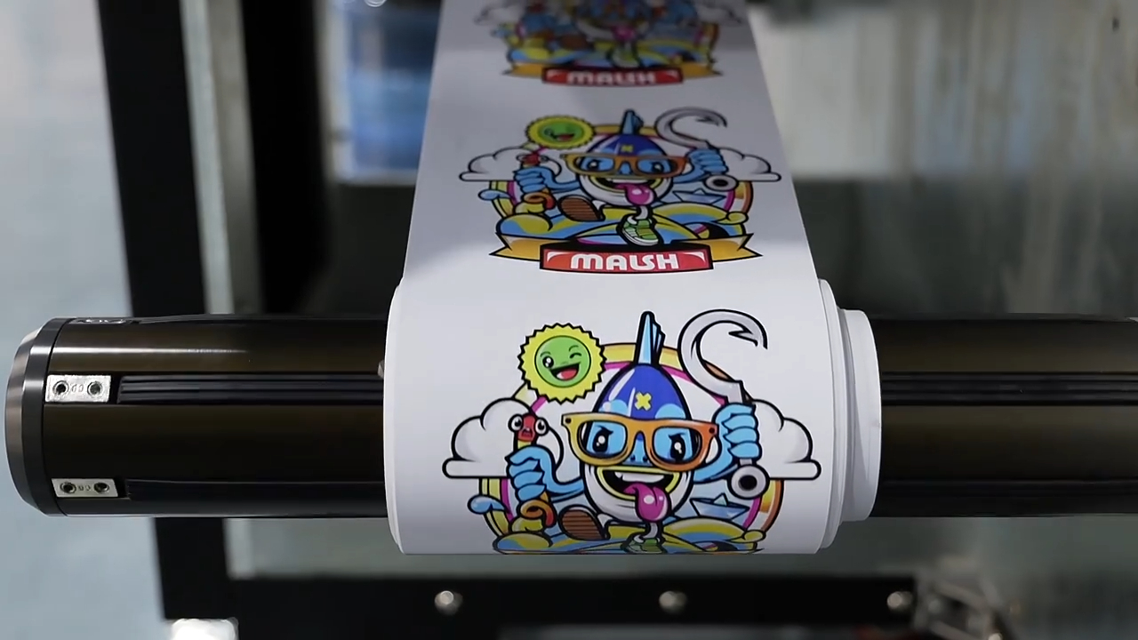 Professional Roll to Roll Digital Paper Label Printing Machine ...