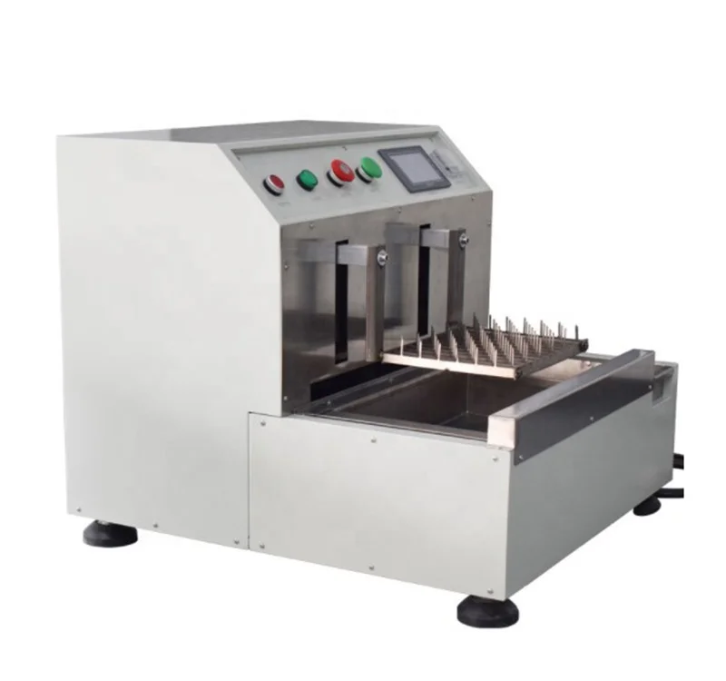 Semi-auto Desktop Pcb Dip Soldering Machine For Plug-in Components ...