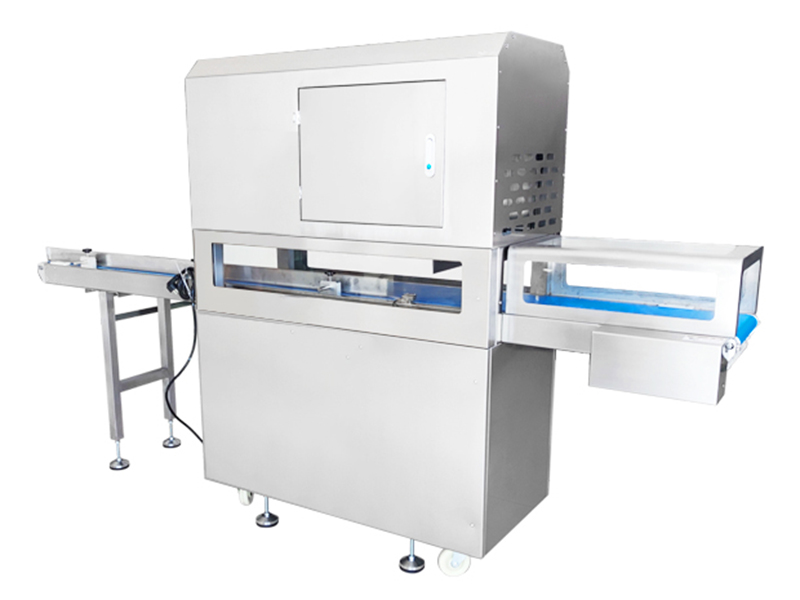 Automatic Ultrasonic Swiss Cake Roll Cutting Machine - KnMTech