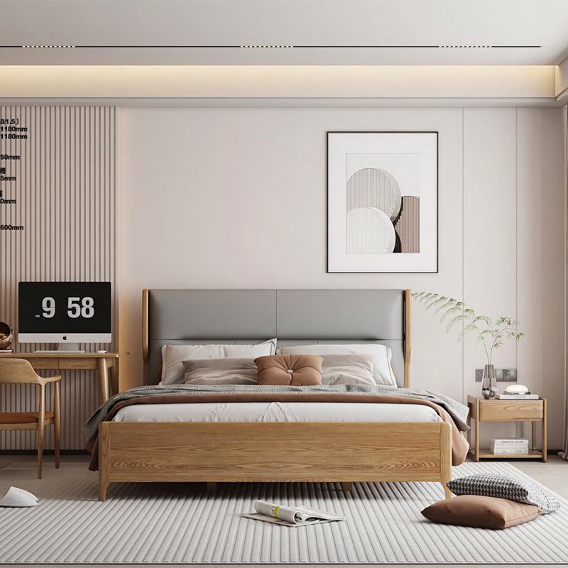 Traditional Elegance Chinese-Style Wooden Bed - GP Global