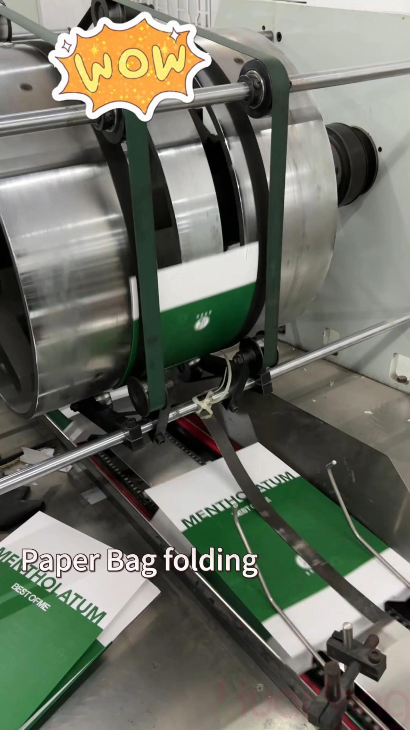 Eco-Friendly Efficiency: the Green Paper Bag Automatic Folding Machine ...