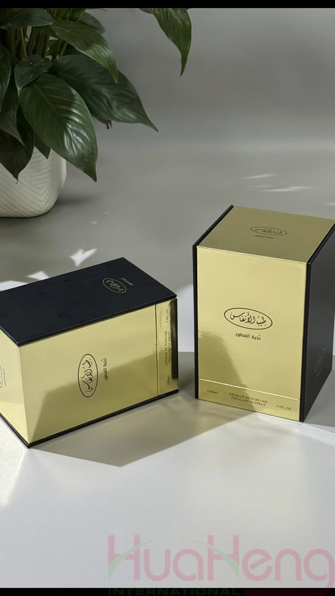 Custom Luxury Perfume Gift Boxes: Timeless Elegance in Black & Gold ...