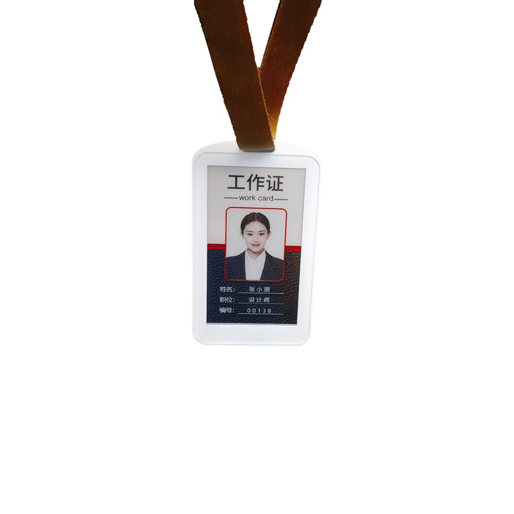 OEM Professional Highlight Digital ESL NFC Name Tag Work Badge ...