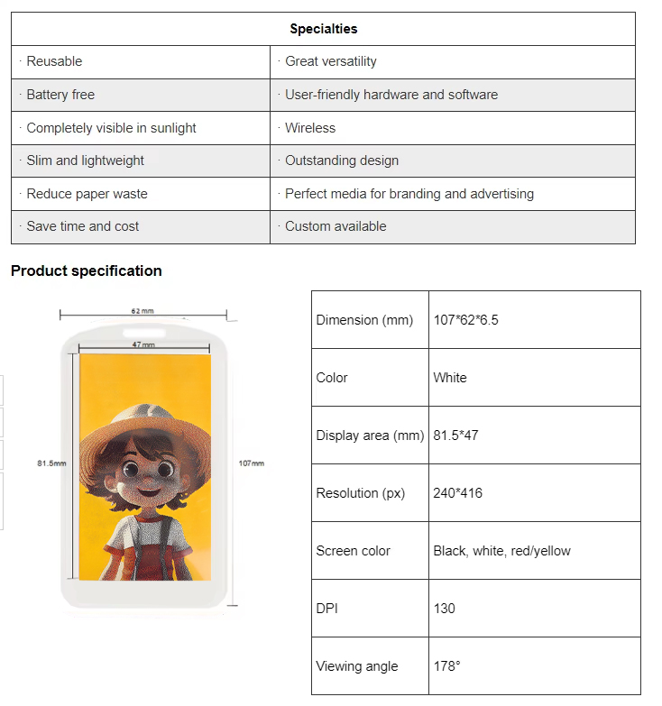 Highlight ESL Digital Office Work Badge