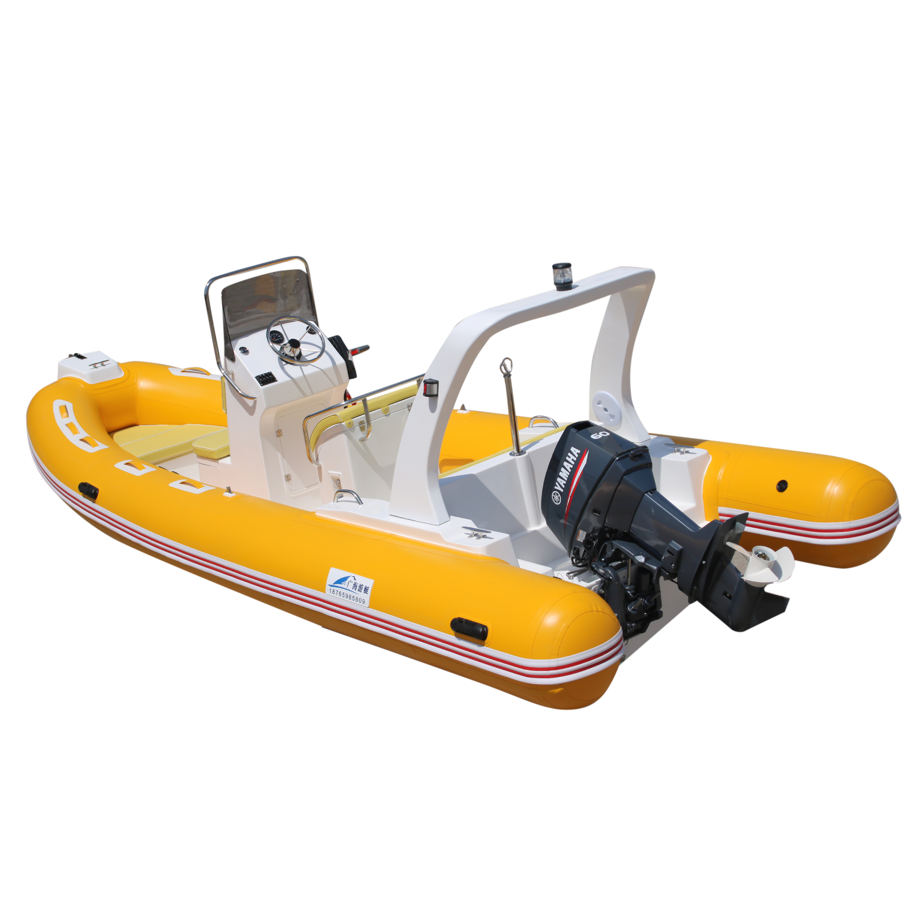 Commercial Rib Boat 5.8 Meter Inflatable Boat with Jet Drive RIB580CJR ...
